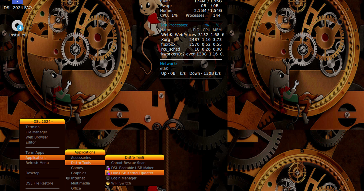 Damn Small Linux (DSL) 2024 - Povratak perolakog - Besplatni programi ...